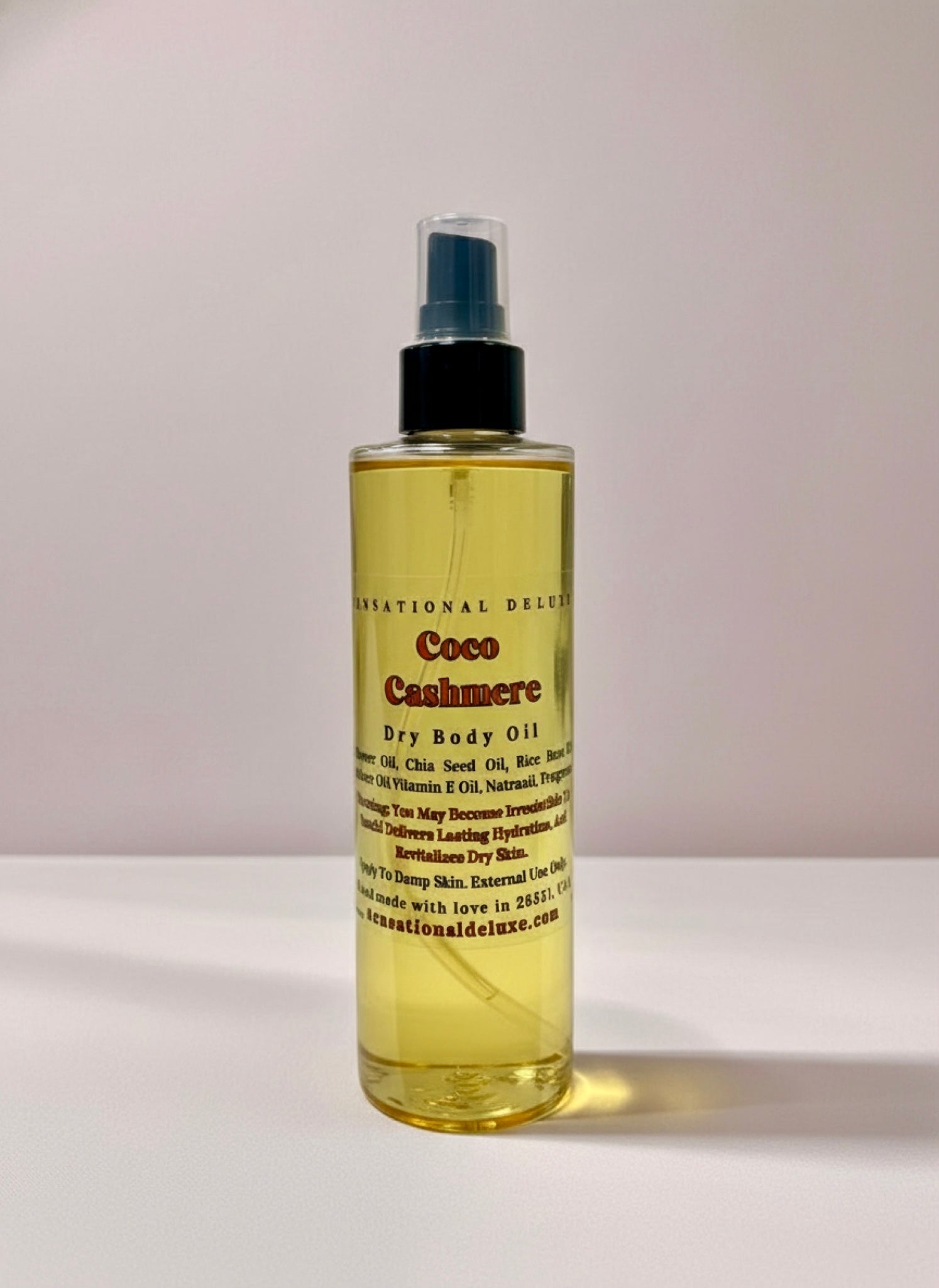 Coco Cashmere Body Oil – Sensational Deluxe
