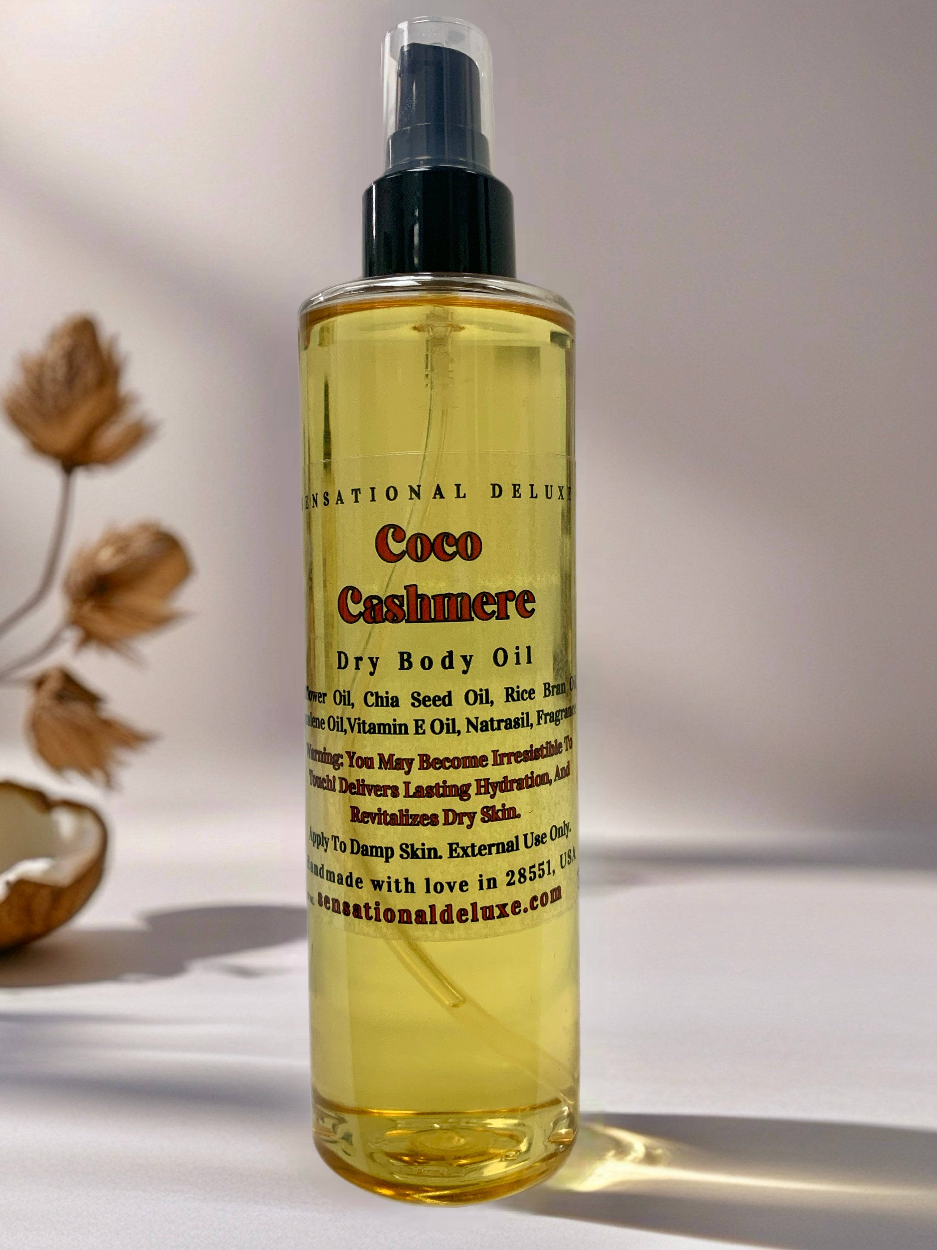Coco Cashmere Body Oil – Sensational Deluxe
