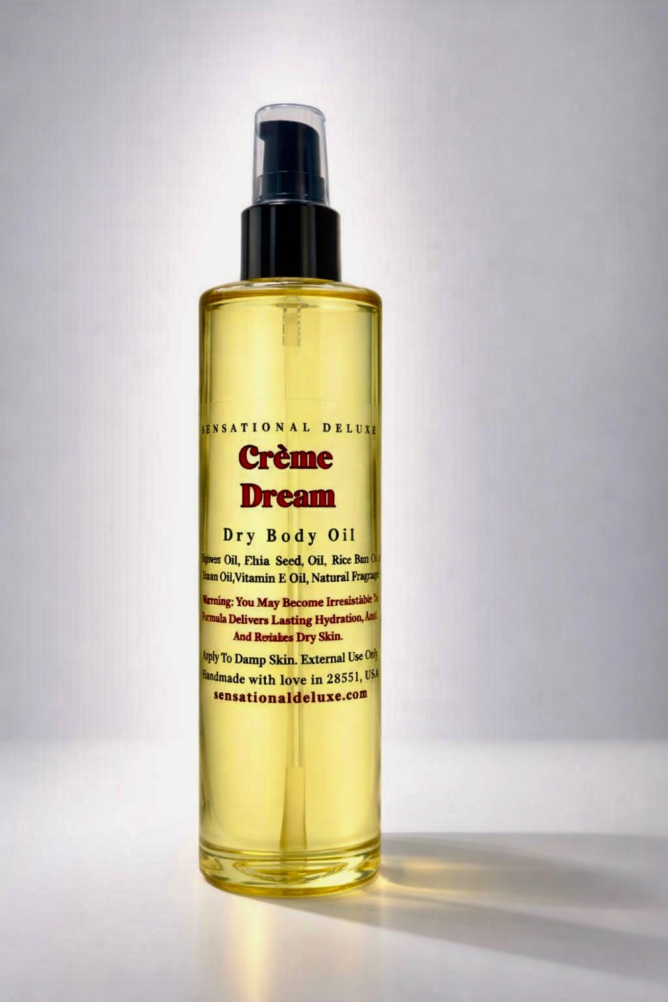 Crème Dream Body Oil – Sensational Deluxe