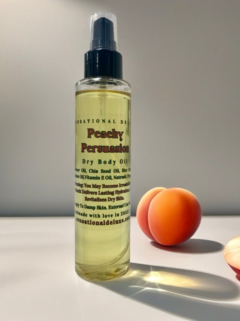 Peachy Persuasion Body Oil – Sensational Deluxe